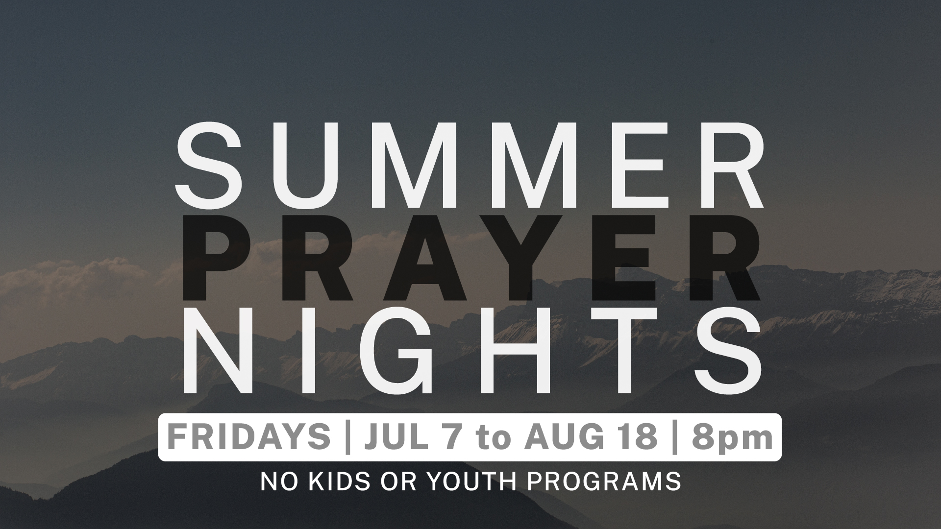 Friday Night Prayer Service - NewLife Christian Church